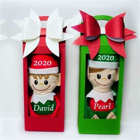 DIY Elf Box How To Make A Box For Your Personalized Elves FREE TEMPLATES Elves Gift