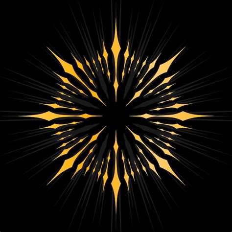 Premium Vector Art Design Sunburst Vector Illustration