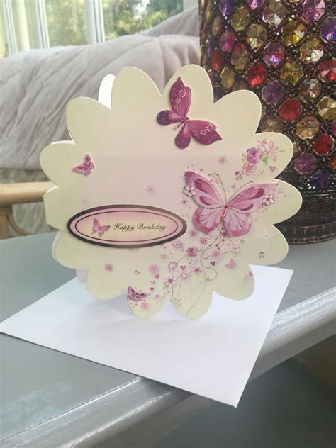Funky Flower Shaped Exploding Birthday Card Flower Shape Birthday