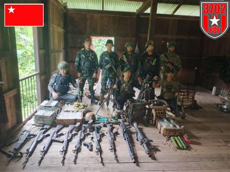 ကျောက်ကြီးမြို့နယ် ရင်းတိုက်ကုန်းကျေးရွာရှိ ခမရ ၅၉၀ ရှေ့တန်းစခန်းကို တော်လှန်ရေးပူးပေါင်းတပ်ဖ