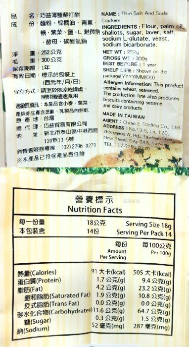 【台灣食品】巧益 宜蘭三星蔥蘇打餅 紅藜麥蘇打餅 薄鹽蘇打餅 蕎麥蘇打餅 黑胡椒蘇打餅 Yahoo拍賣