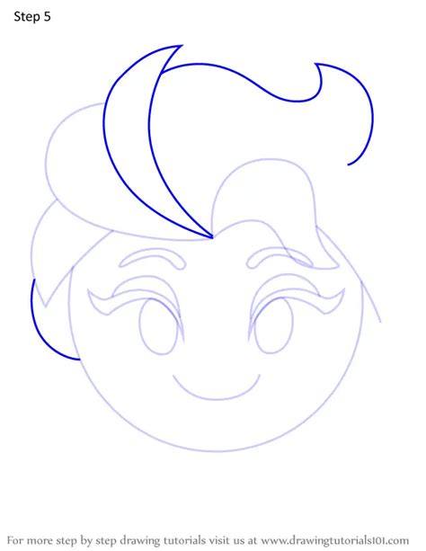 How To Draw Elsa From Disney Emoji Blitz Disney Emoji Blitz Step By