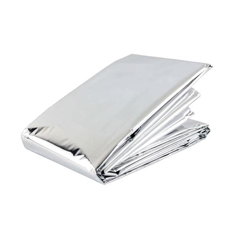24 Pack Emergency Blanket Insulated Thermal Reflector Retains Body