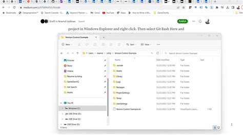 My Gamedevhq Journey Day 1 Installing Git And Connecting With Unity 3d By Nnamdi Azikiwe Medium