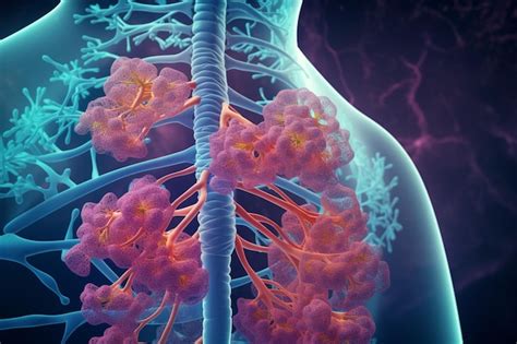 Bacterial Pneumonia Medical Concept Premium Ai Generated Image