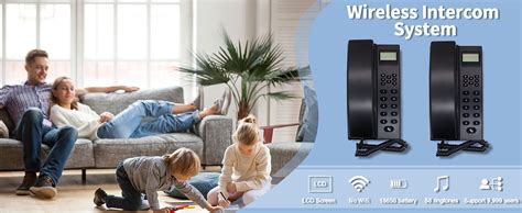 Wireless Intercom System Telephone Intercom Two Way Communication Home Intercom System Calling