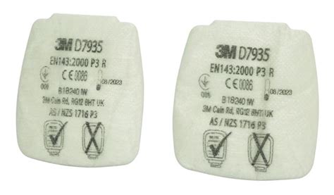 Respiratory 3m Secure Click Replacement Particulate Filter P3 Fortus Safety Fortus Safety Nz