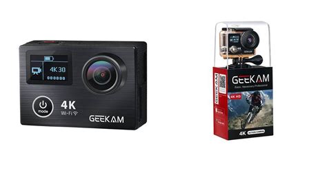Geekam 4k Action Camera Vs Gopro Hero 5 6