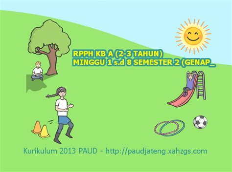 Contoh Rpph Kb A 2 3 Tahun Minggu 1 Sd 8 Semester 2 Paud Jateng
