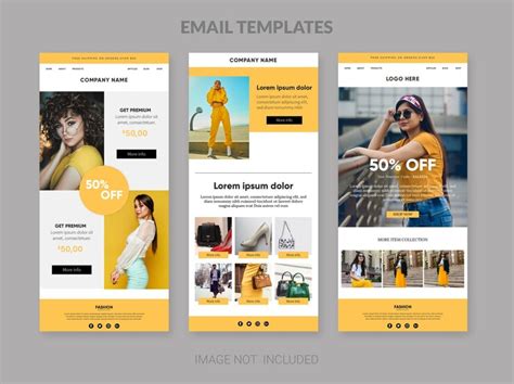 Premium Vector Ecommerce Email Template Fashion Email Template