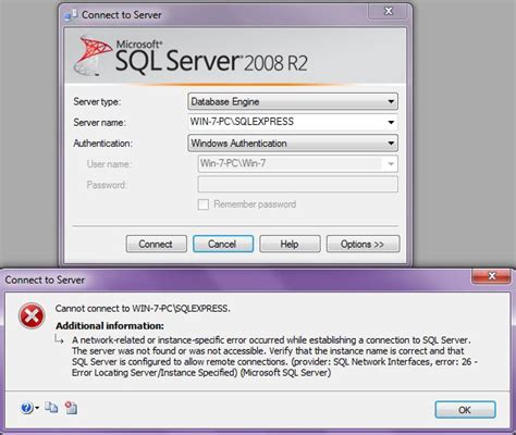 Error 26 Pada Sql Server 2008 R2 Tong Tekno