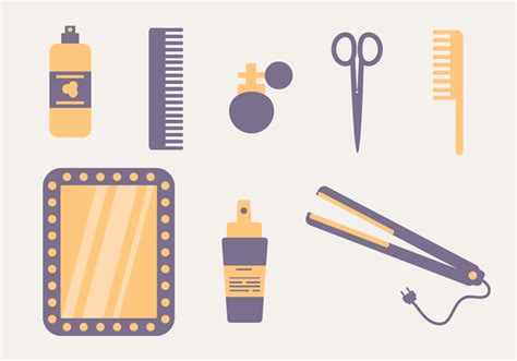 hair styling elements vector 108375 vector art at vecteezy