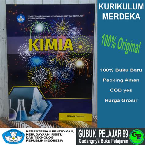 Jual KIMIA Untuk SMA SMK Kelas 11 Kurikulum MERDEKA Kemdikbudristek