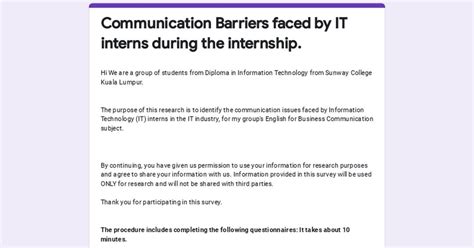 needing some help for a survey r intern