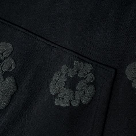 Mono Cotton Wreath Sweatshirt Black