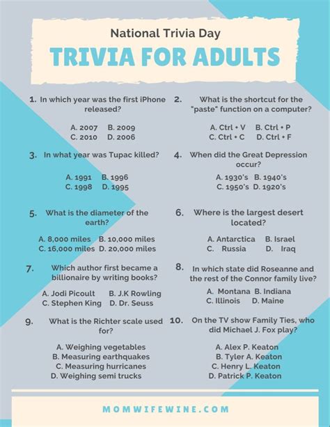 Best Trivia Questions And Answers 2025 - Josie J. Moore