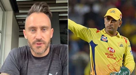 Watch Csks Faf Du Plessis Reveals Ms Dhoni Related Best Ipl Memory