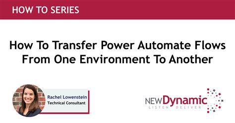 How To Transfer Power Automate Flows From One Environment To Another