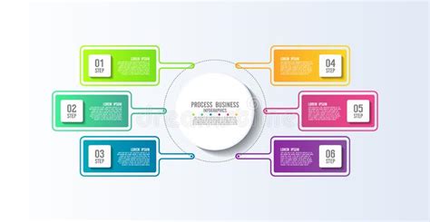 Vector Infographic Business Design Template Stock Vector Illustration