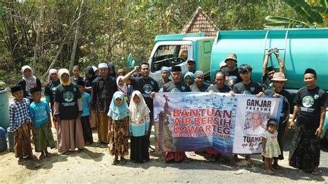 Relawan Ganjar Bantu Penuhi Kebutuhan Air Bersih Warga News Liputan6