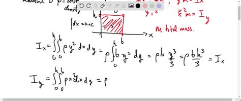solved a lamina with constant density ρ x y ρoccupies the given