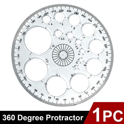 Protactor 360 Degree Protractor Ruler Drafting Tools Circle Protractor Protractors Classroom
