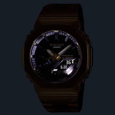 Gm B2100gd 9a G Shock Totalmente MetÁlico Dorado Casio