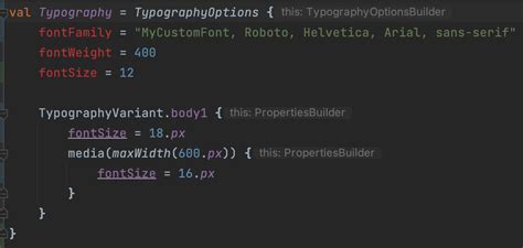 How To Use Media Query When Defining Mui Typography For The Theme · Issue 1986 · Jetbrains