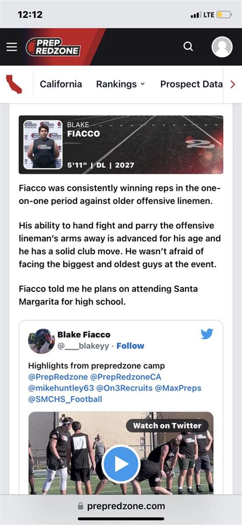 Prep Redzone California On Twitter Rt Blakeyy Mikehuntley63