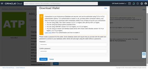 Connecting To An Atp Database In Oracle Cloud Amy Simpson Grange Blog