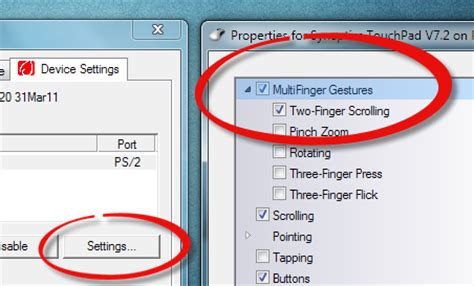 A Tip Or Two Scroll Wheel Equivalent Mouse Wheel Emulation On Synaptics TouchPad