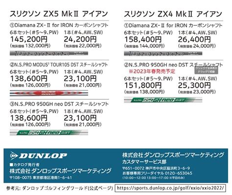 Srixon セール♪ ダンロップ スリクソン Zx4 Mk Ii アイアン 6本セッ ＃5〜9、pw N S Pro 950gh Neo