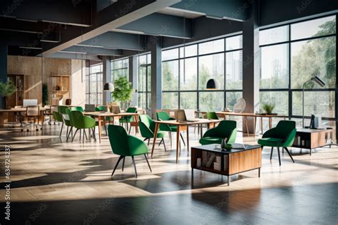 A Modern Office Interior Featuring Flexible Furniture Arrangements Agile Workspace Created