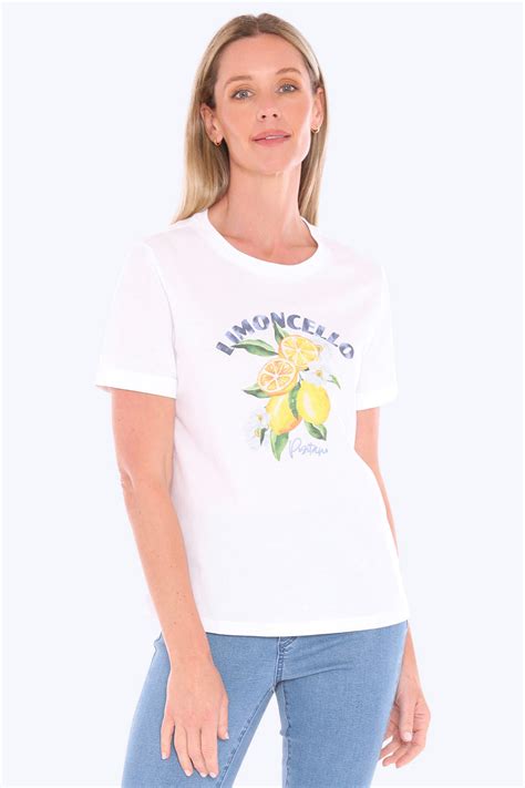 Limoncello Tee In White