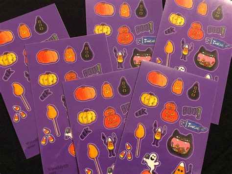 Halloween Stickers Evil Candy Corn Pumpkins Halloween Candy Laptop Sticker Trick Or Treat