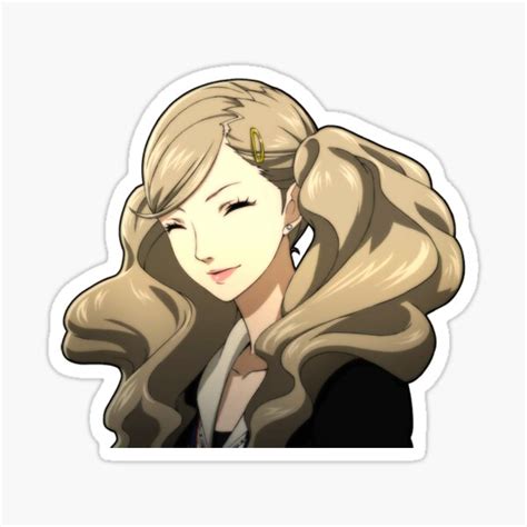 Persona 5 Ann Takamaki Smile Sticker For Sale By Sammygenius Redbubble