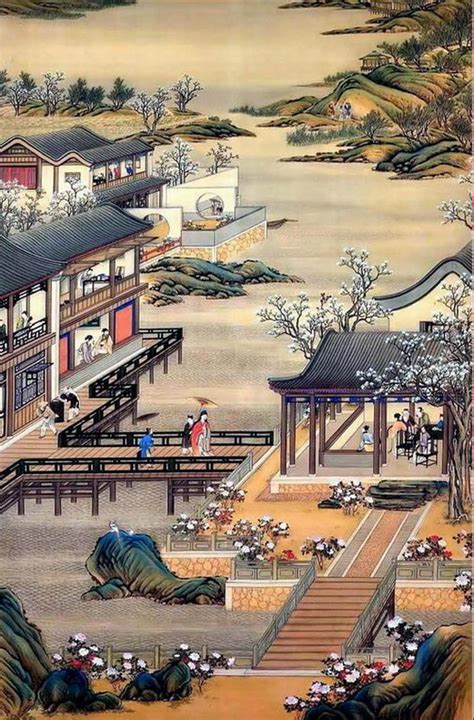 国画中的建筑卷棚勾连搭 堆糖美图壁纸兴趣社区