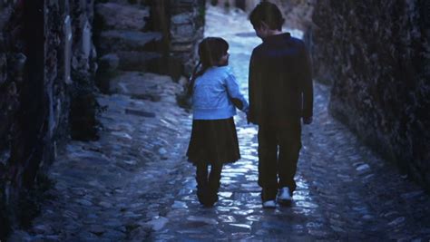Brother Sister Walking Holding Hands Under Stock Footage Video 100