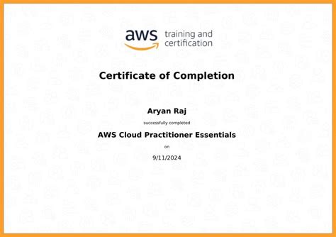passed aws cloud practitioner exam aryan raj posted on the topic