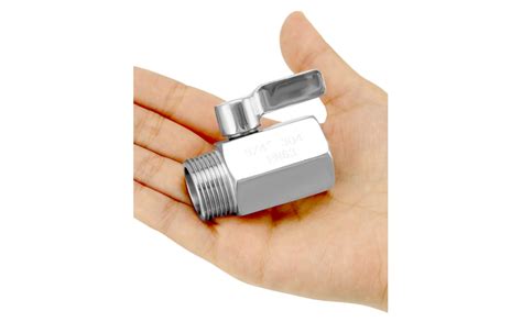 Qwork 2 Pack 3 4 Garden Hose Shut Off Valve 304