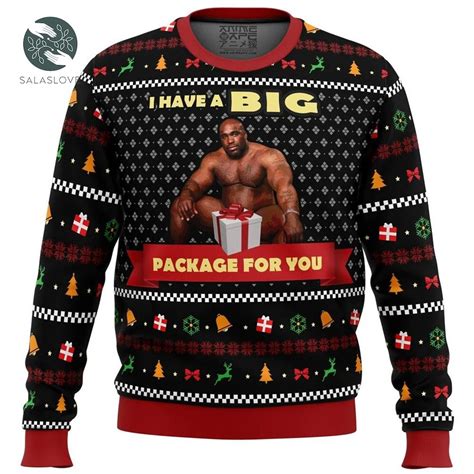 I Have A Big Package Meme Barry Wood Xmas Sweater