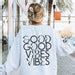 Only Good Vibes Retro Font Groovy Font Modern Font Wavy Etsy