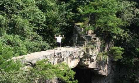 仙人桥的传说 泰山仙人桥简介 泰山仙人桥全景图 大山谷图库