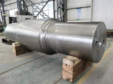 Cement Rotary Kiln Roller Shaft With Forging Material Roller Shaft
