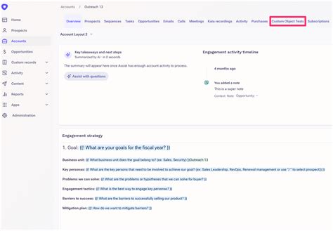 How To Create And Edit Custom Objects Outreach Support
