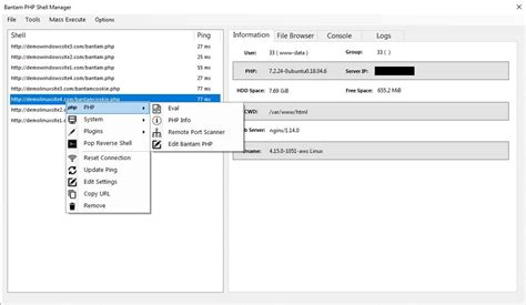 Bantam Advanced Php Backdoor Management Tool For Post Exploitation