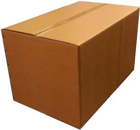 Double Wall 5 Ply Brown Rectangular Corrugated Box At ₹ 50piece In