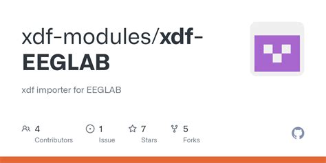 Github Xdf Modulesxdf Eeglab Xdf Importer For Eeglab
