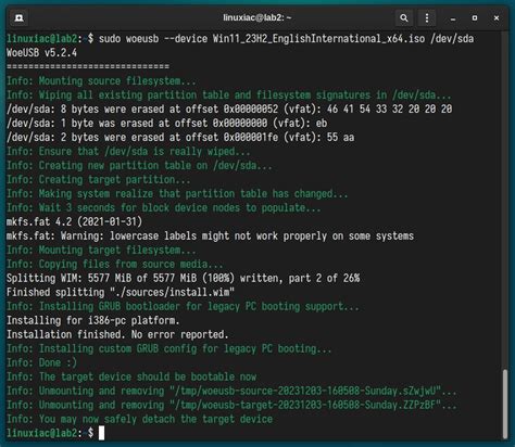 How To Create A Windows Bootable USB On Linux