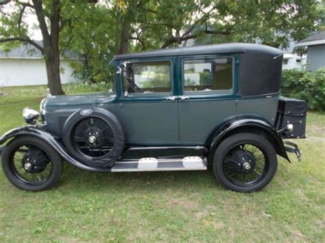 Buy Used 1929 Ford Model A Briggs Leatherback Sedan 60 B In